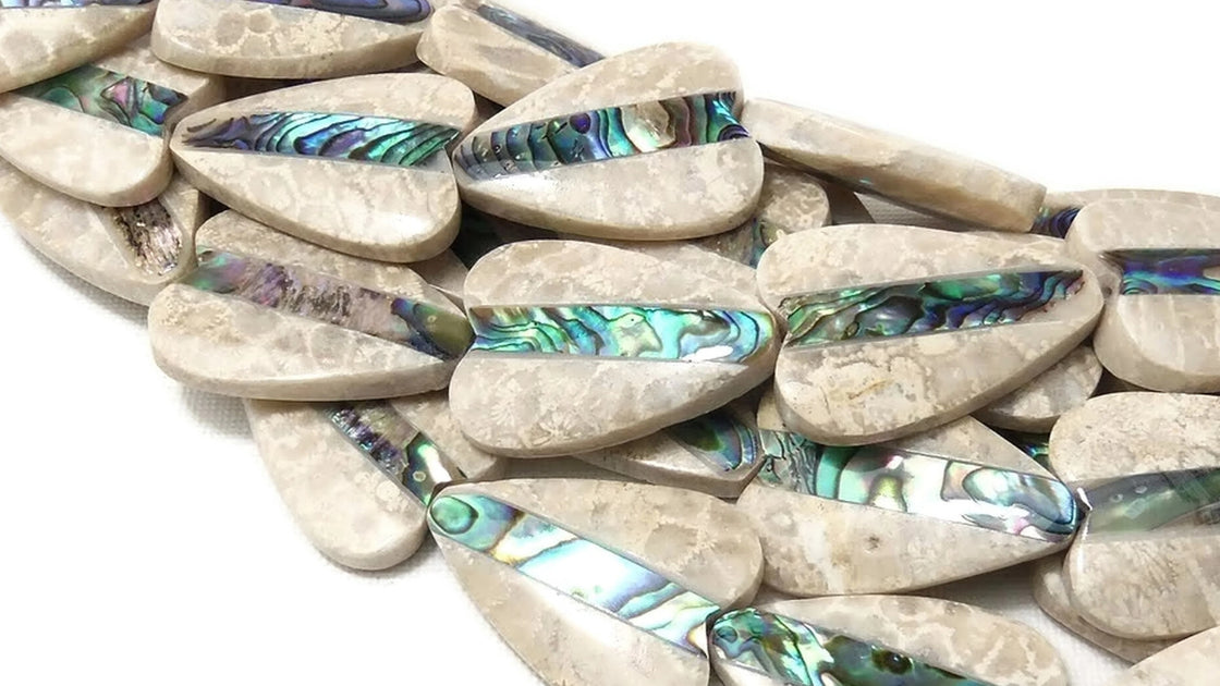 Mactan Stone Inlaid Abalone Shell Beads – Beads and Honey