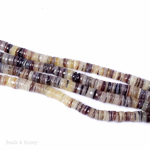 Hammer Oyster Shell Heishi 7-8mm (16-Inch Strand) – Beads and Honey