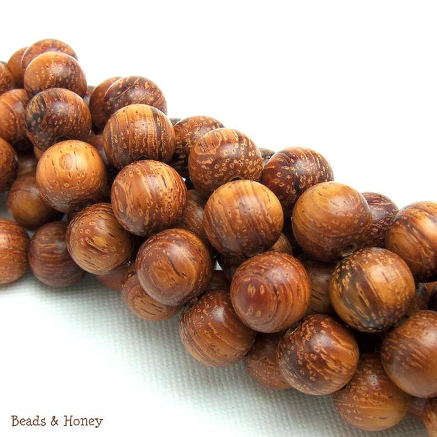 Bayong Wood Bead Round 10mm (16-Inch Strand) – Beads and Honey