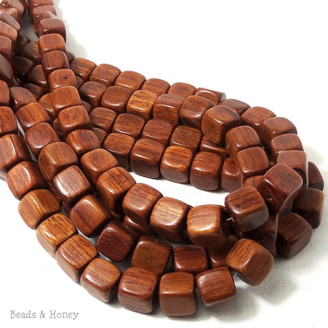 Bayong Wood Cube 11mm (Full Strand) – Beads and Honey
