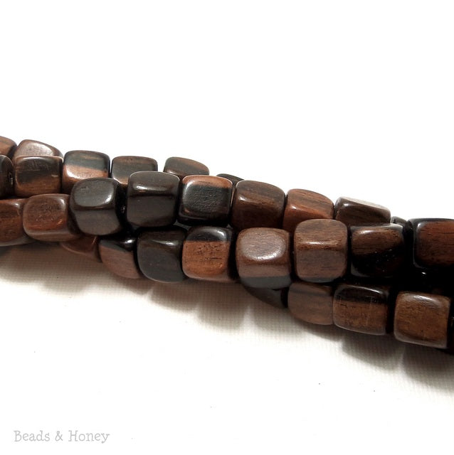 Ebony Wood Light Brown Cube 10mm (Full Strand) – Beads and Honey
