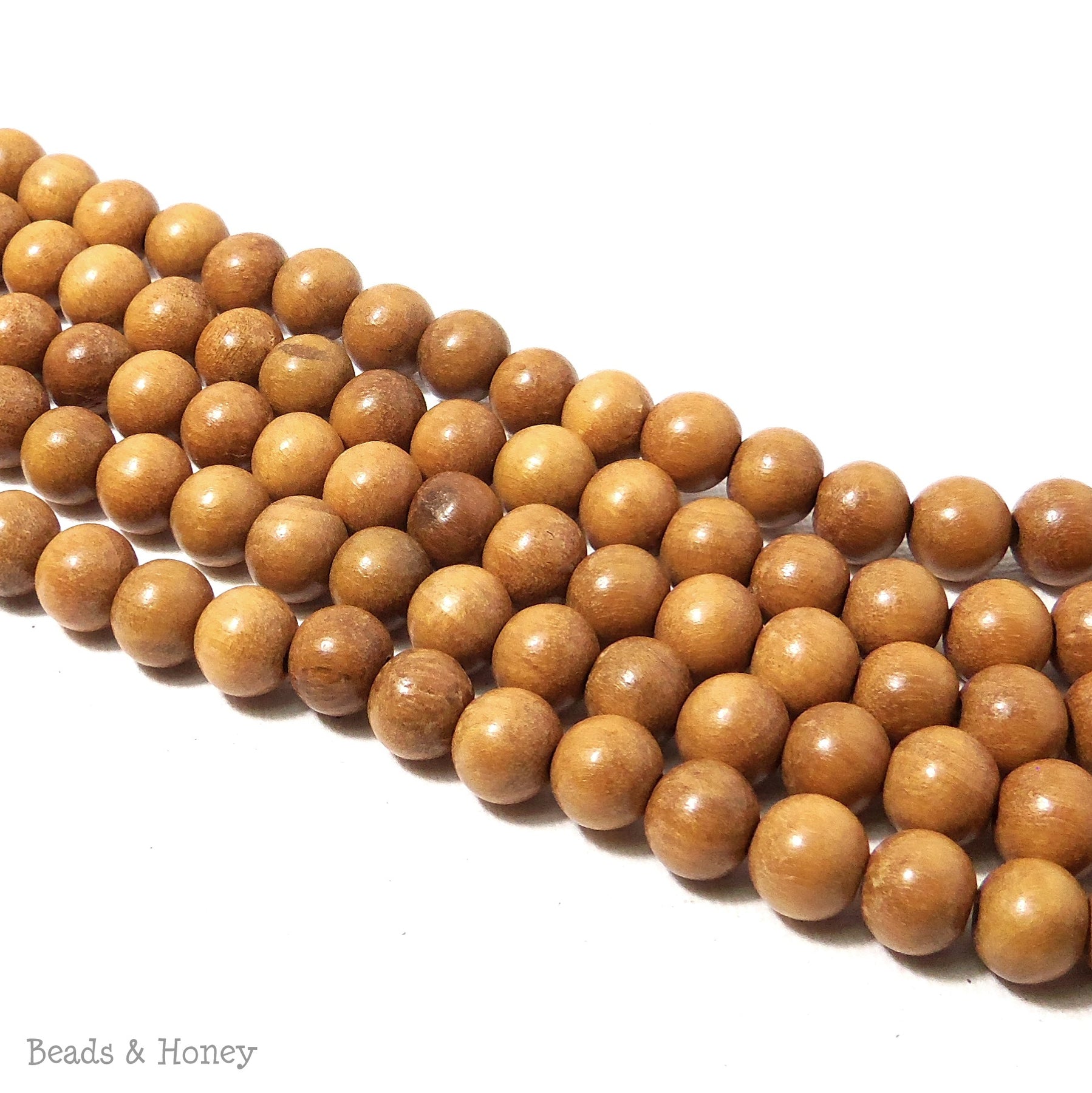 Magkuno Wood Very Light Round 8mm (16 Inch Strand) – Beads and Honey