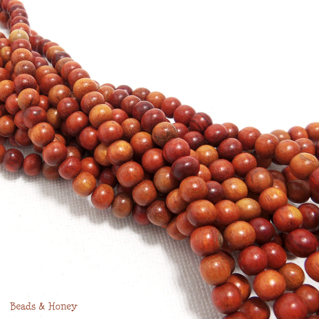 Sibucao Wood Bead Round 4-5mm (16-Inch Strand) – Beads and Honey
